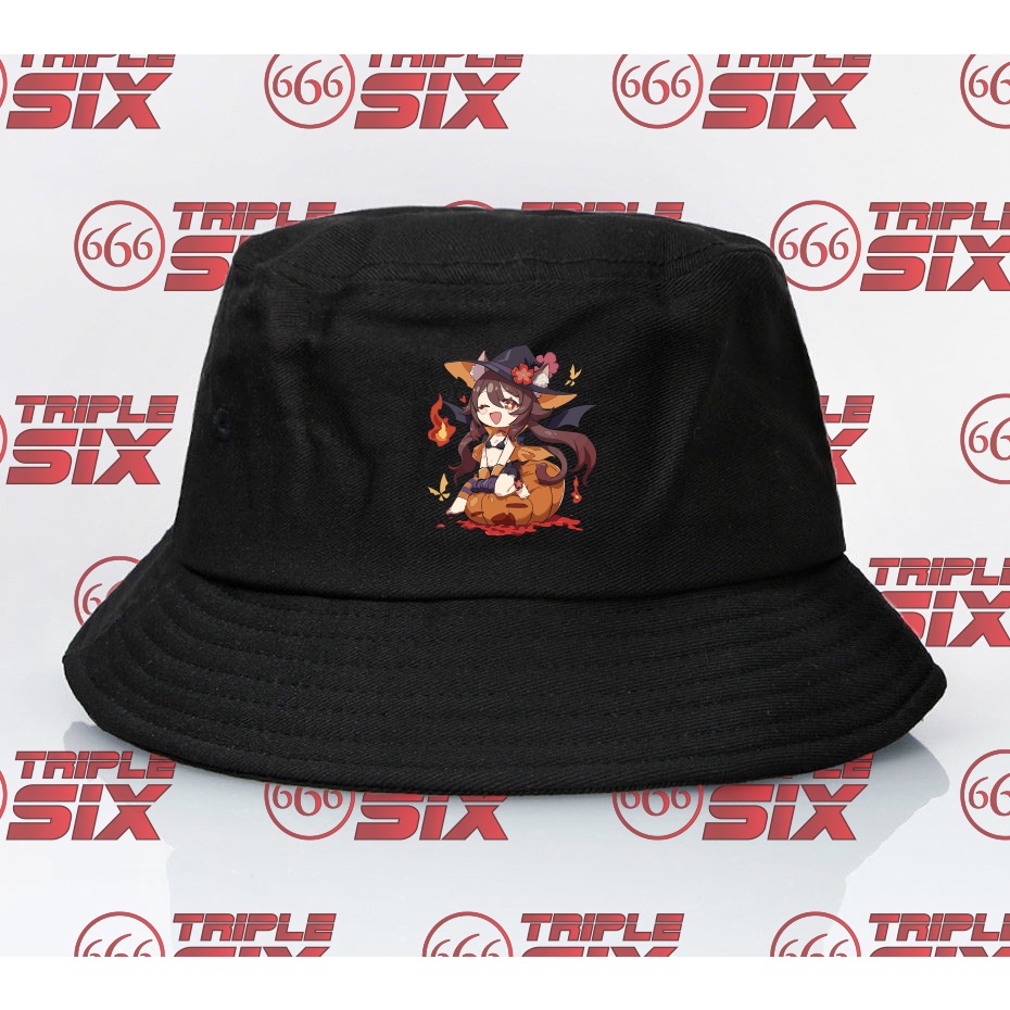 Jual Topi Bucket Gaming Hu Tao Chibi Genshin Impact | Shopee Indonesia