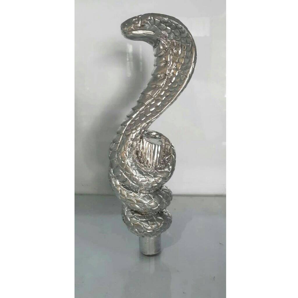 Jual SHIFT KNOB PERSNELING MOBIL MOTIF ULAR COBRA LILIT SILVER | Shopee ...