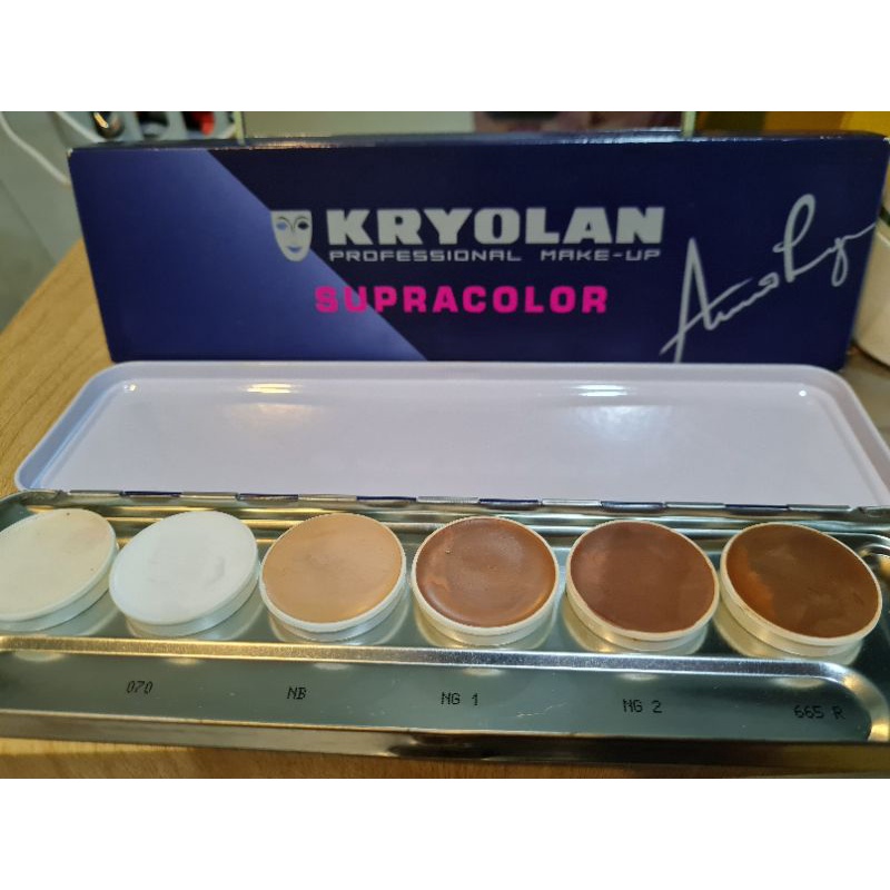 Jual Kryolan Supracolor Pallete 6 colors preloved | Shopee Indonesia