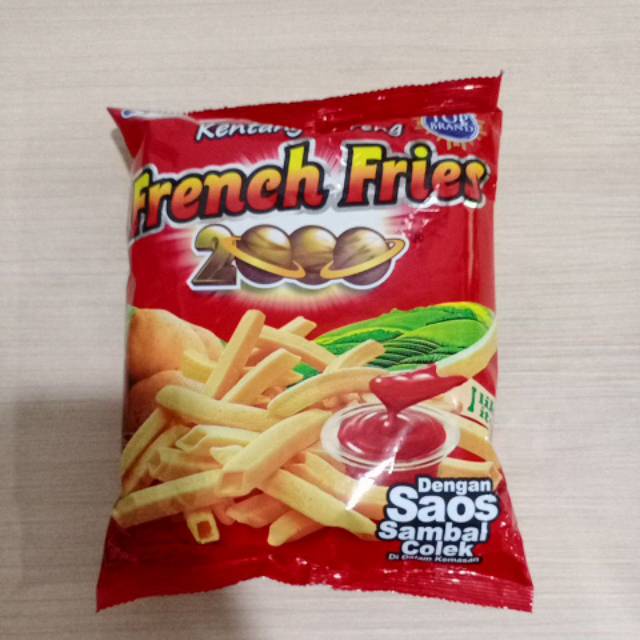 Jual FRENCH FRIES 2000 KENTANG GORENG DENGAN SAOS COLEK 62 gram ...