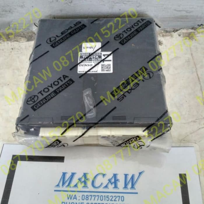 Jual Komputer Computer Ecu Toyota Etios 89661-0DJ30 Original | Shopee ...