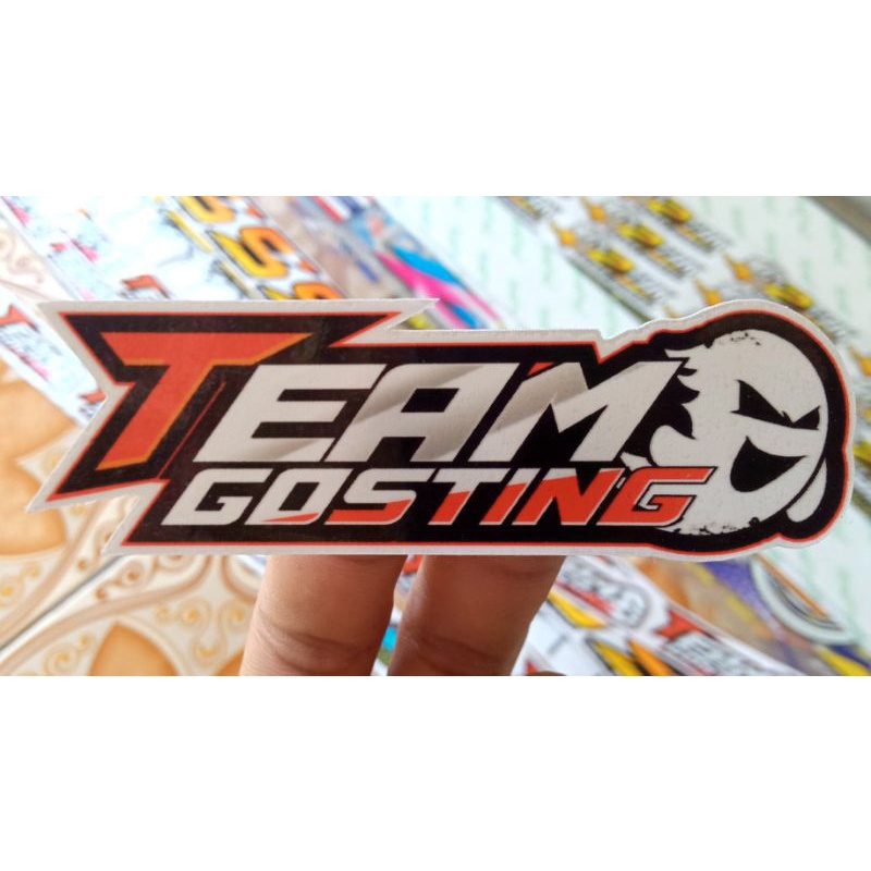 Jual Stiker Team Gosting | Shopee Indonesia