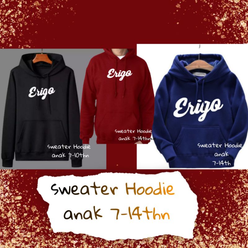 Jual sweater Erigo anak sweater Hoodie Erigo anak jaket erigo anak ...