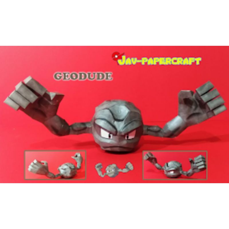Jual Pokemon Geodude Papercraft | Shopee Indonesia