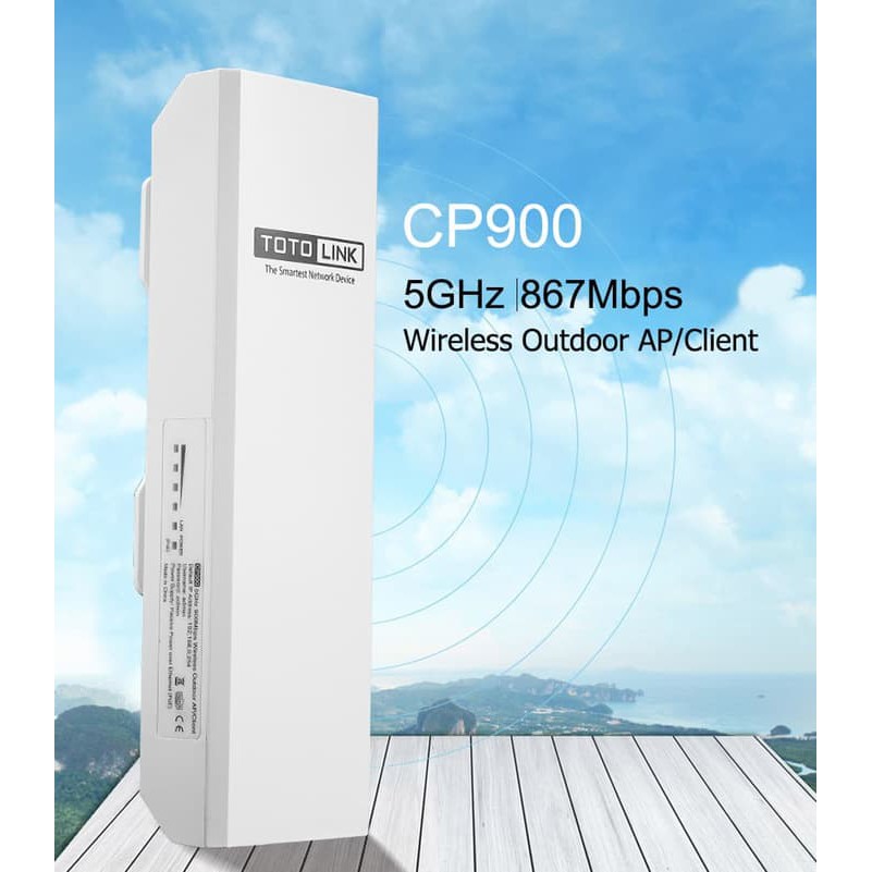 Jual TOTOLINK CP900 5GHz 867Mbps Wireless Outdoor AP/Client | Shopee ...