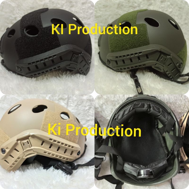 Jual Helm Tactical Fast Helmet Non Eye Visor - helm tactical mich 2001 ...