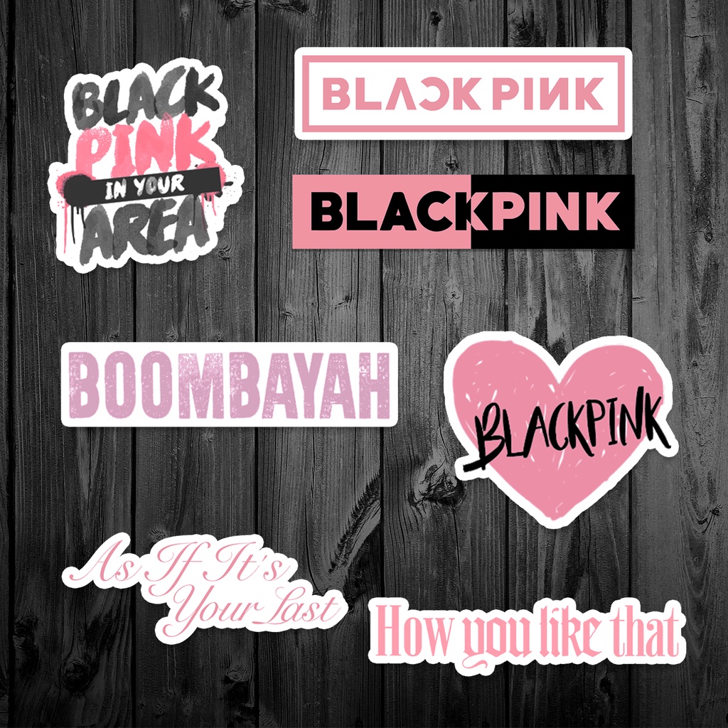 Jual Sticker Pack Kpop - Blackpink [7 Pcs] | Shopee Indonesia