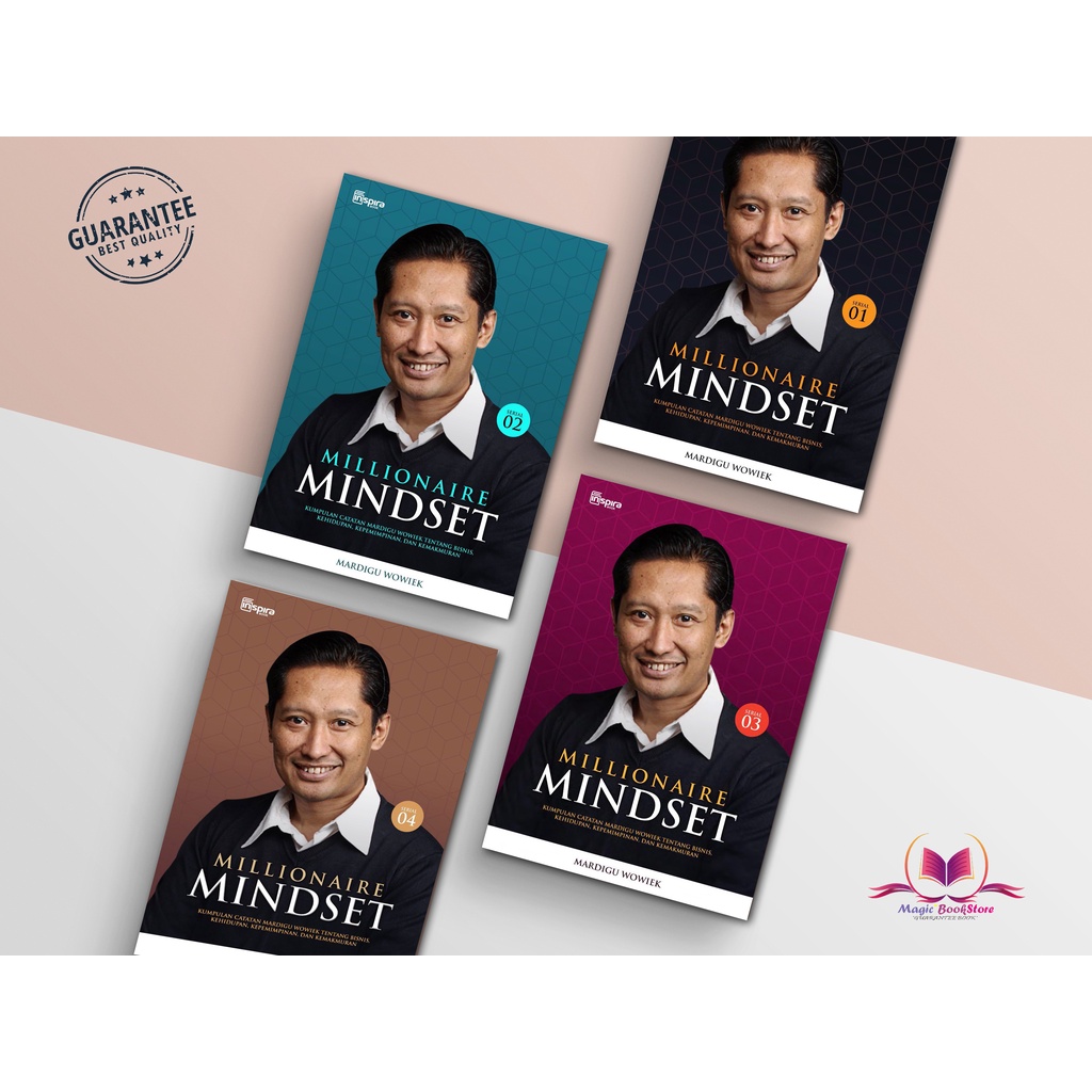 Jual Paket 4 Buku Millionaire Mindset Jilid 1-4 by Mardigu Wowiek | Shopee Indonesia