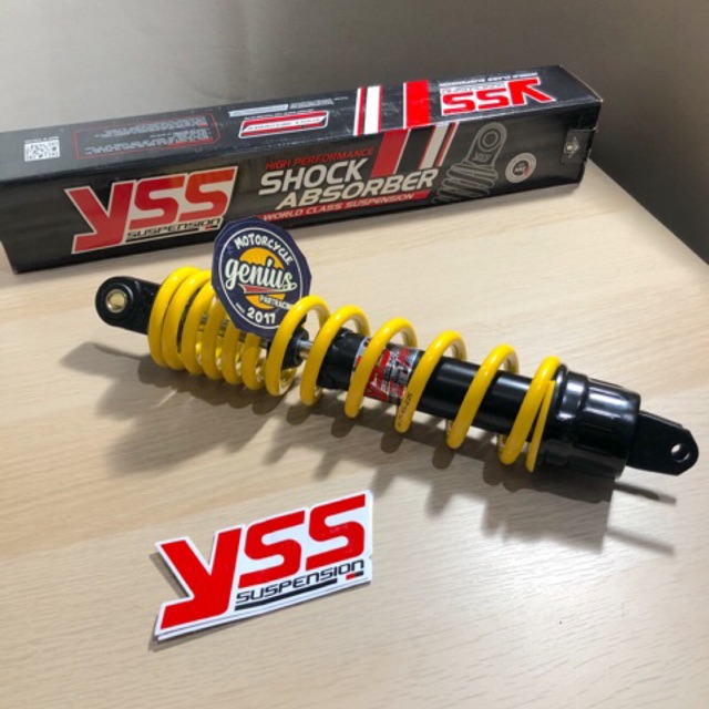 Jual SHOCK NEW PRO PLUS 330MM VARIO 125 - VARIO 150 - NEW SCOOPY FI KUNING ORIGINAL YSS YELLOW ...