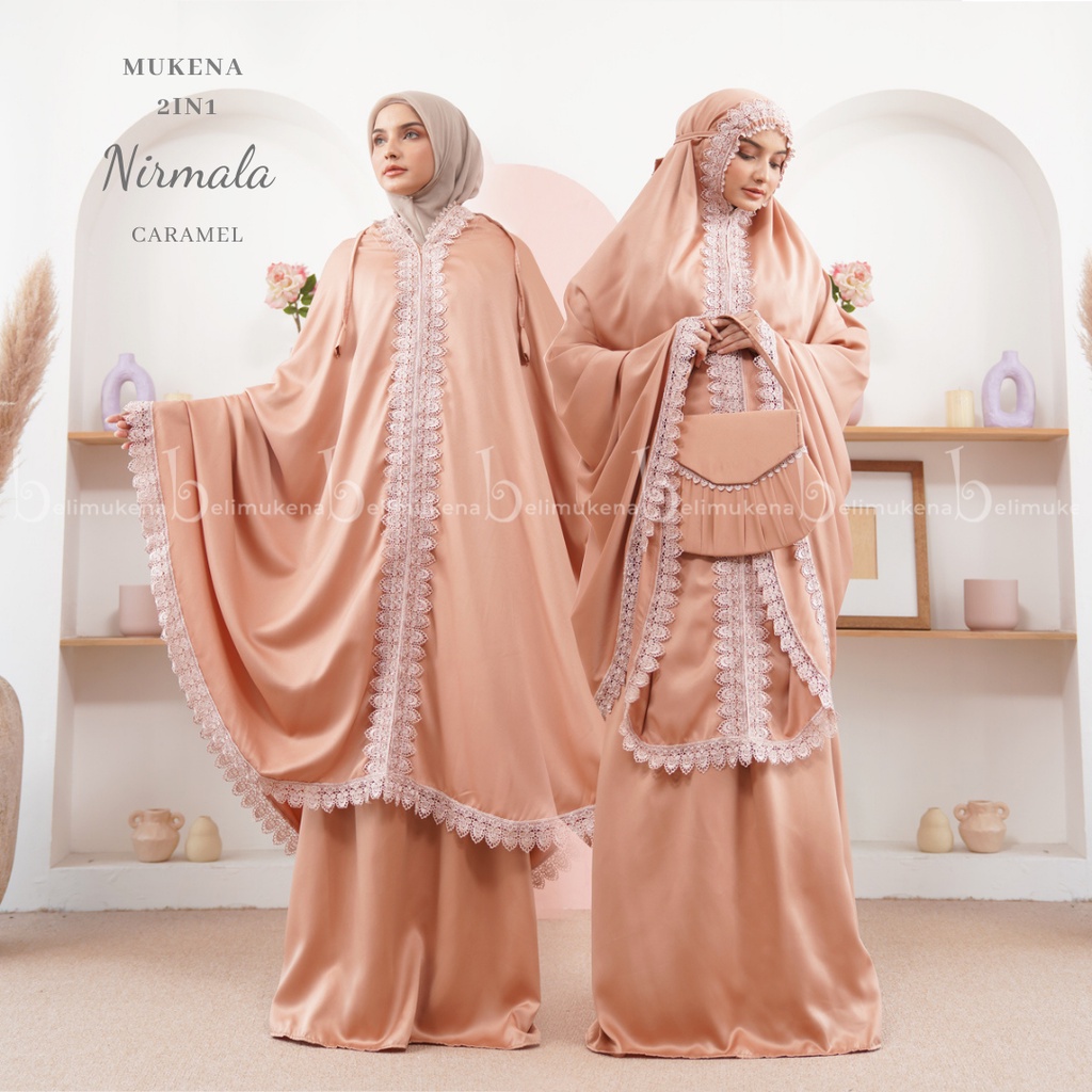 Jual BELIMUKENA PREMIUM - Mukena Dewasa 2in1 Nirmala Silk Premium ...