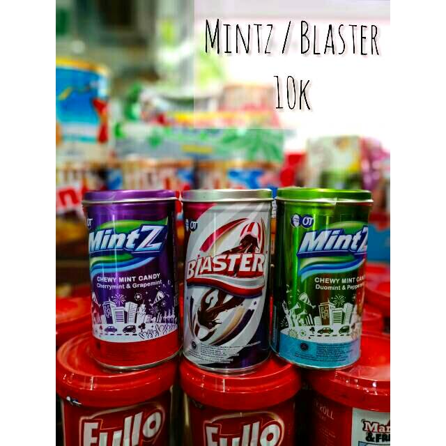 Jual Permen Mintz kaleng / Permen Blaster kaleng | Shopee Indonesia