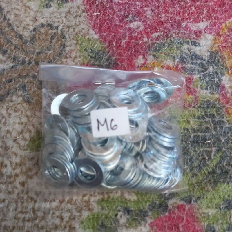 Jual 10 pcs Ring Plat M6 Ukuran Baut 10 | Shopee Indonesia