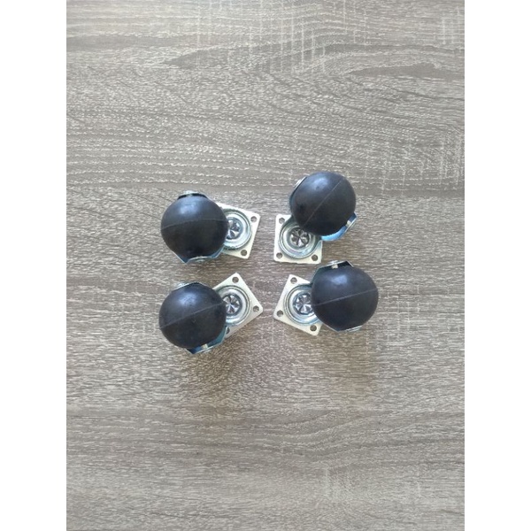 Jual Roda lemari kursi harga utk 1 set = 4bj / roda nilon / roda caster ...