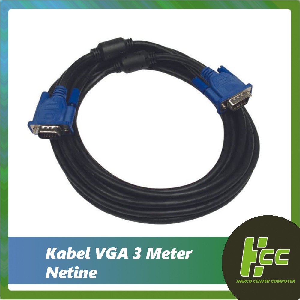 Jual Kabel VGA 3M Netline | Shopee Indonesia