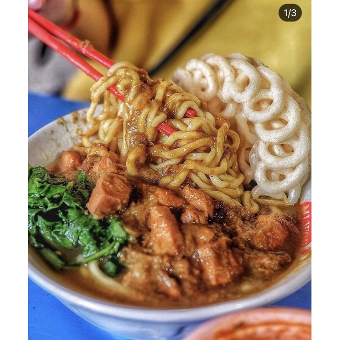 Jual Mie Ayam Bu Tumini Jogja Kemasan Frozen Pack isi 2 Porsi/Mie Lengkap | Shopee Indonesia