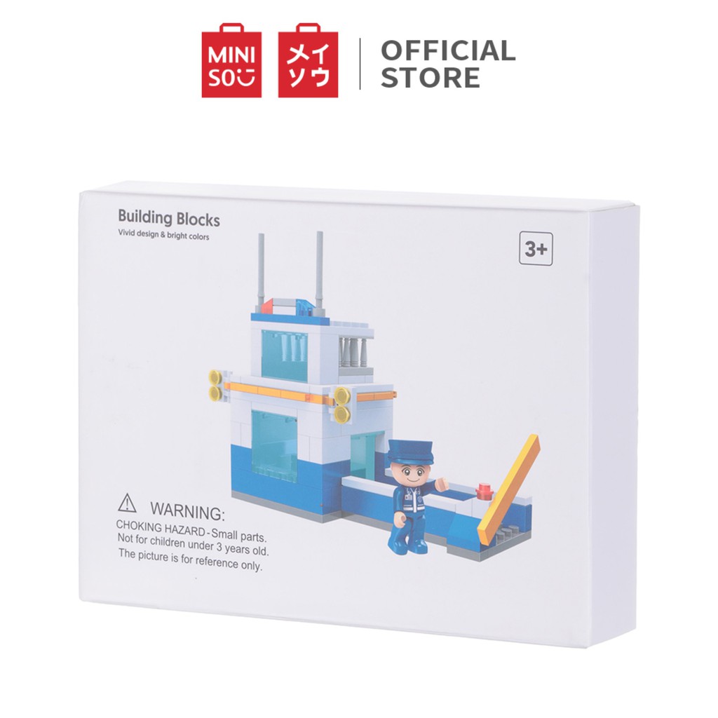 Jual Miniso Official Building Box Blok bangunan | Shopee Indonesia