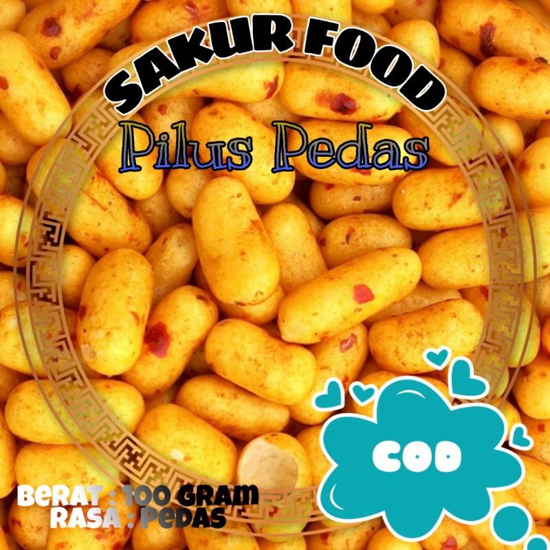 Jual pilus pedas / pilus / makroni / pilus kecil / jajan tradisional ...