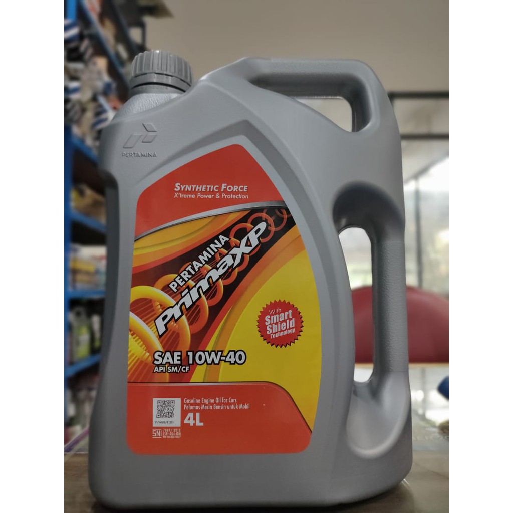 Jual "OLI PERTAMINA PRIMA XP 10W-40 GALON 4LITER" (PASTI JAYA BAN ...