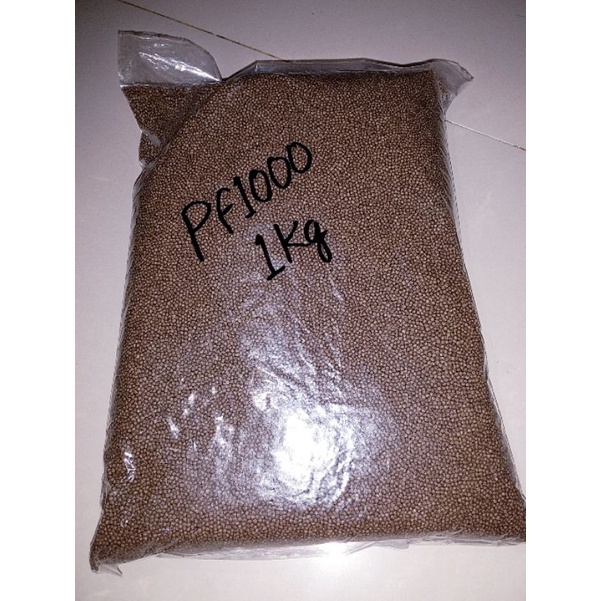 Jual Pelet pf 1000 repack 1kg | PF1000 pakan ikan 1000gram | Shopee Indonesia