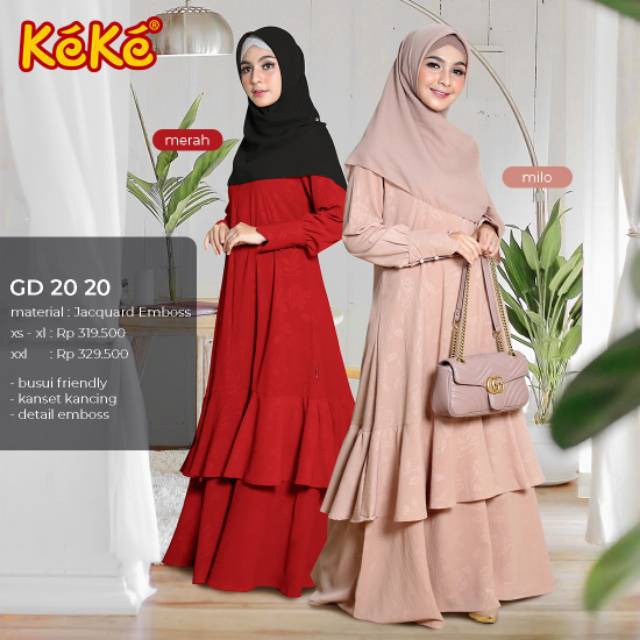 Jual SALE Gamis dewasa keke GD 20 20 Size S dan M | Shopee Indonesia