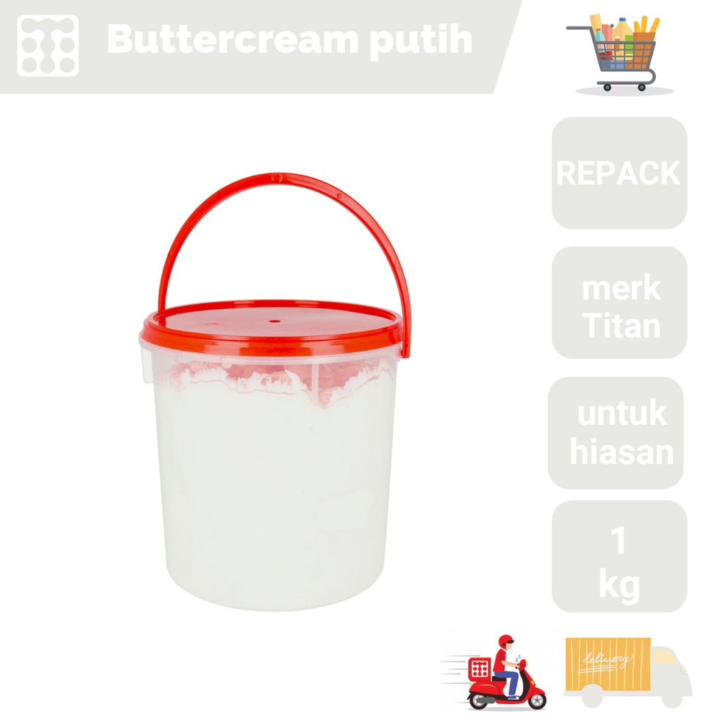 Jual Butter Cream Warna Putih 1 Kilogram | Shopee Indonesia