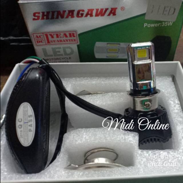 Jual Lampu Led Depan 3Sisi M02D ACDC - Lampu Utama Motor 3Sisi - Lampu ...