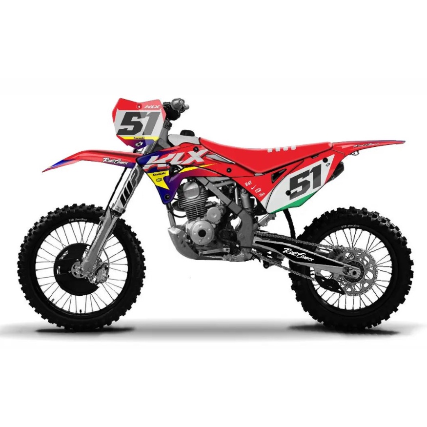 Jual STIKER DECAL KLX GORDON MERAH/STIKER BODY KLX GORDON | Shopee ...