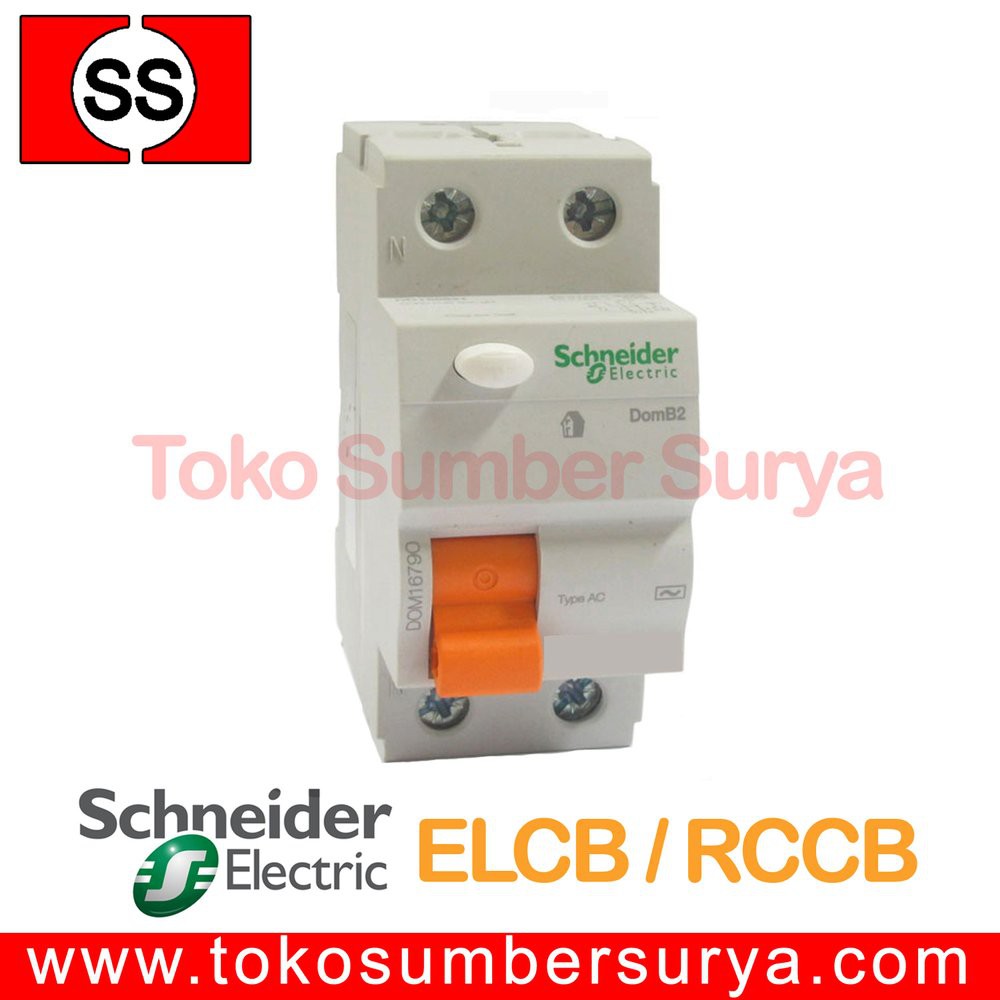 Jual Jual ELCB Schneider - RCCB Schneider - ELCB Domae 2P 40A 30mA Murah | Shopee Indonesia