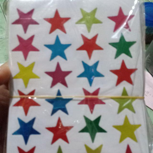 Jual Colorful Reward Sticker Stiker Penilaian Bintang isi 10lembar ...