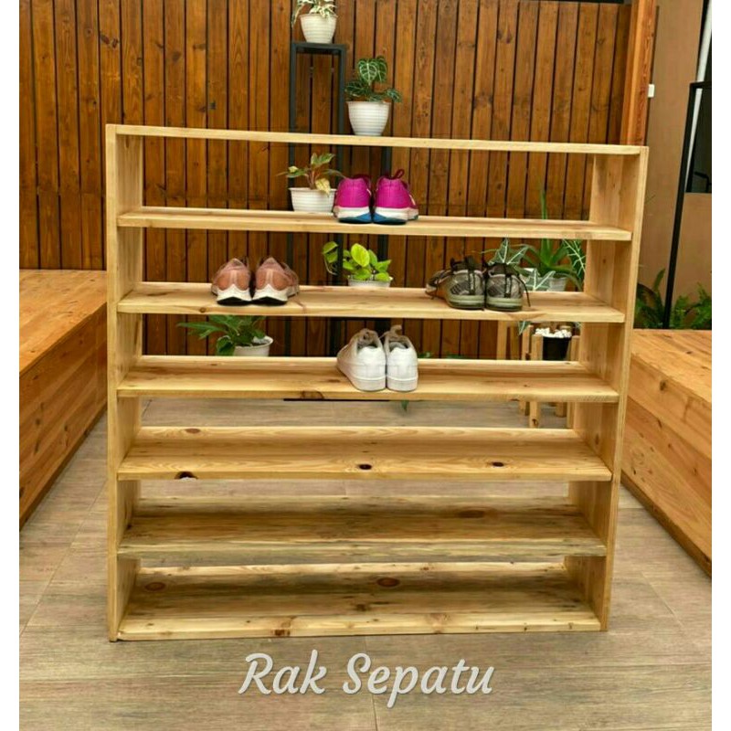 Jual Rak Sepatu Kayu Jati Belanda | Shopee Indonesia