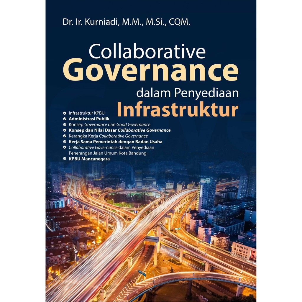 Jual Buku Collaborative Governance Dalam Penyediaan Infrastruktur ORIGINAL Deepublish | Shopee ...