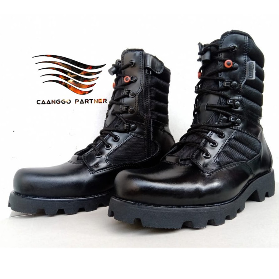 Jual Sepatu pdl TNI AU,AD,AL mata kucing kulit asli berkualitas dengan ...