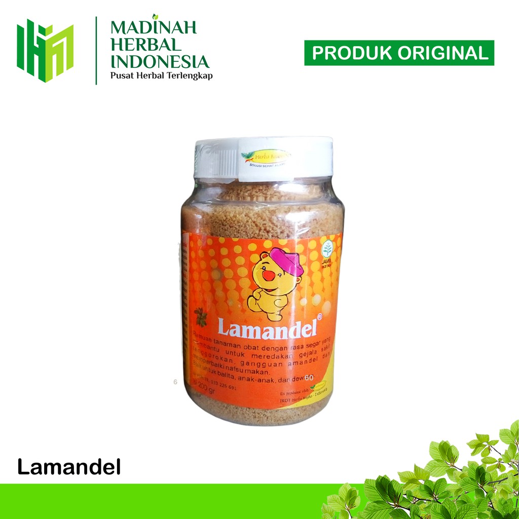 Jual Lamandel 200 Gram Kemasan Botol Obat Amandel | Shopee Indonesia