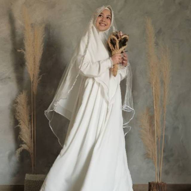 Jual Gamis Shafiya (Gamis Akad Shafiya Hijab Alila) | Shopee Indonesia