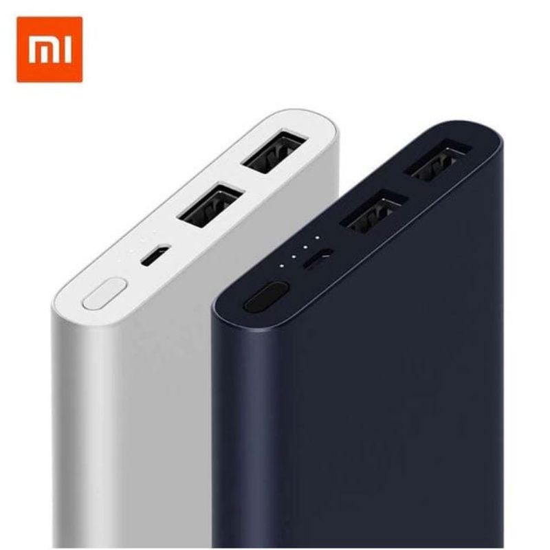 Jual Power Bank Xiaomi 10000mAh 2nd Generation 2 USB Port (Replika 1:1 ...