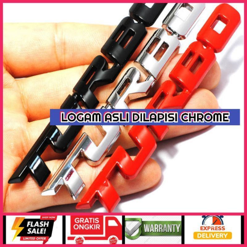 Jual Emblem Badge Logo Mobil Stiker Mobil Turbo Sline Limited edition ...