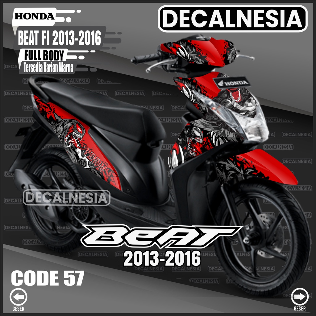 Jual Stiker Decal Beat Fi Full Body Sticker Motor Honda Old Tahun 2013 ...
