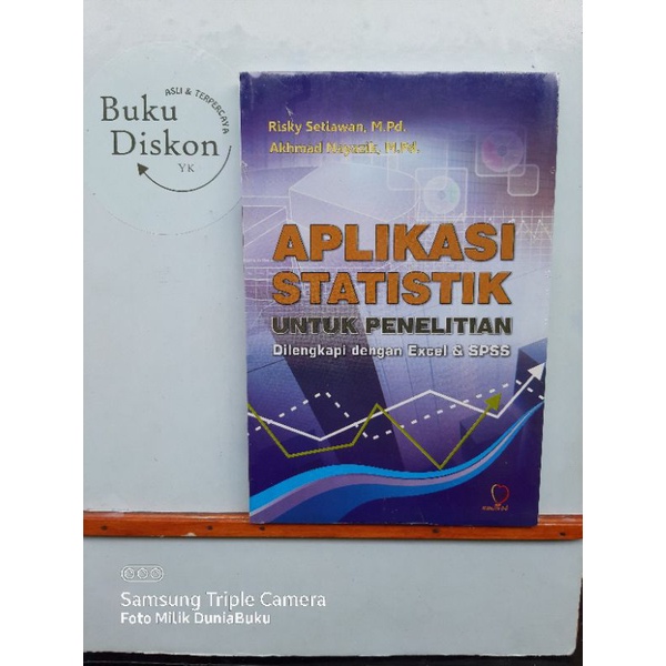 Jual Buku Origional Aplikasi Statistik Untuk Penelitian Dilengkapi Dengan Excel Dan Spss ...