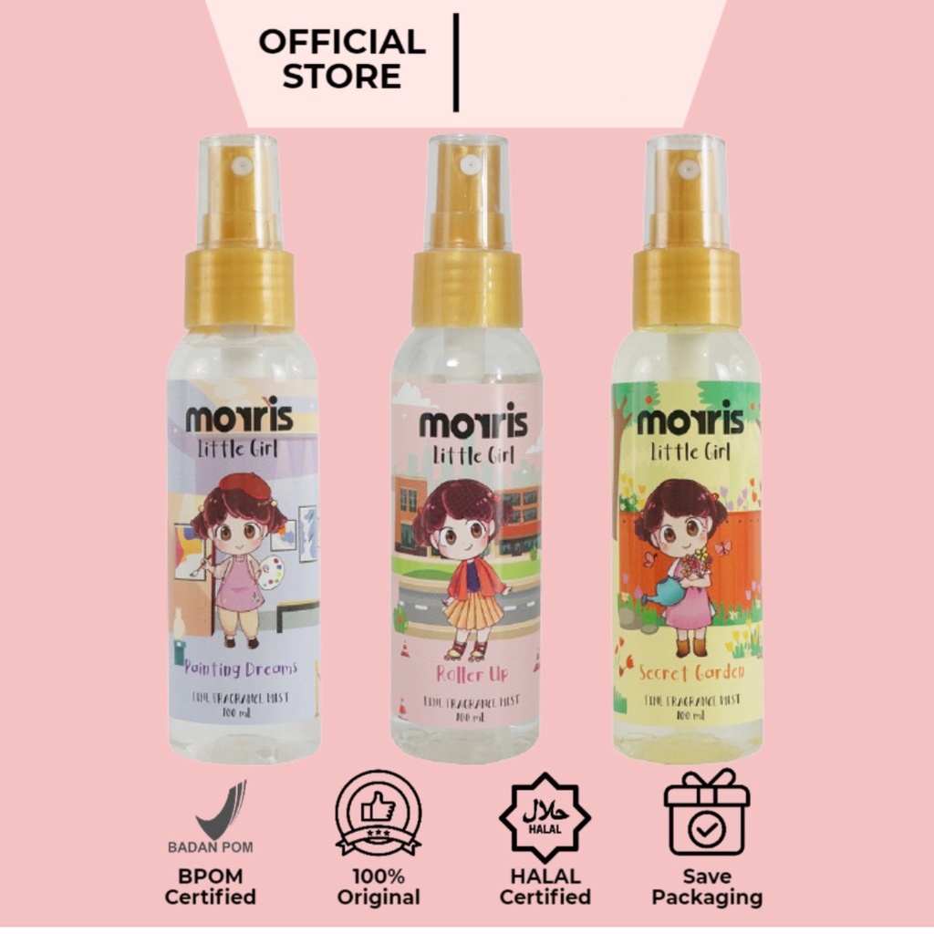Jual Morris Little Girls Body Mist Spray 100 ml / Parfum Morris Anak ...