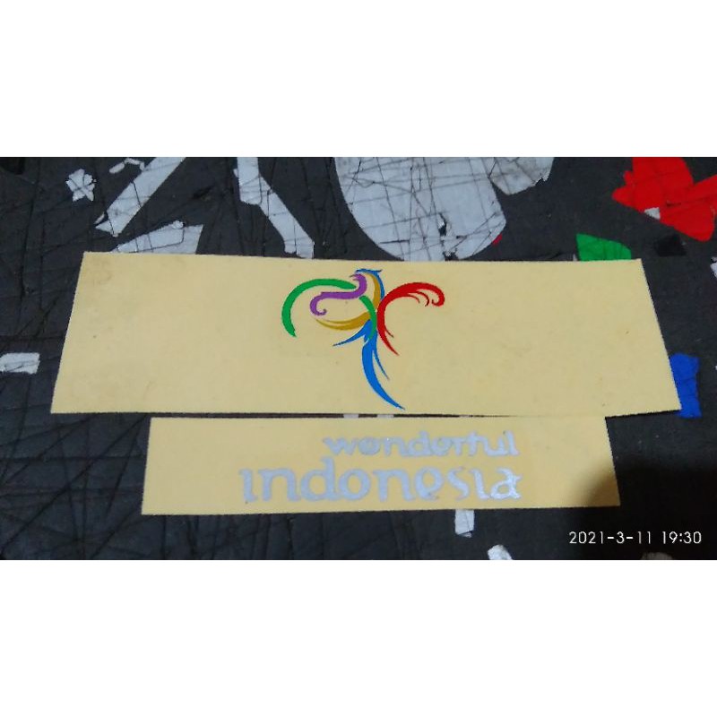 Jual sticker WONDERFULL INDONESIA/PESONA INDONESIA untuk kaca samping ...