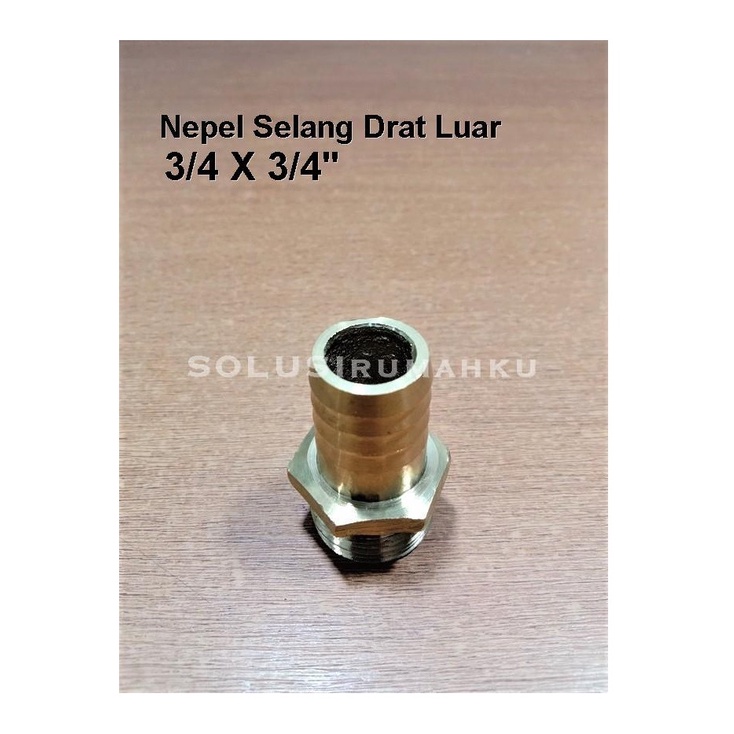 Jual Nepple Selang Air Drat Luar 3/4" Selang 3/4" Nipple Nipel Nepel ...