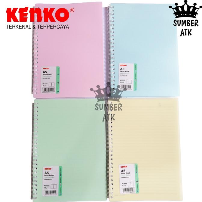 Jual Buku Ring Note Kenko A5 RNPP OC PASTEL Buku Note / Ring Book - 1 PCS | Shopee Indonesia
