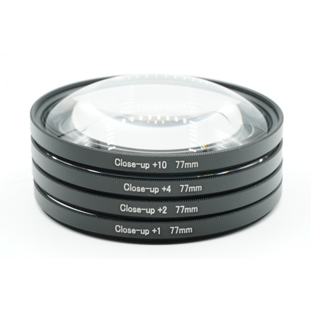 Jual Lens Filter Lensa Set 77mm Macro Close-Up Plus +1 +2 +4 +10 Close ...