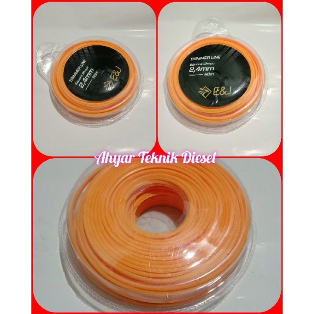 Jual Tali senar potong rumput / Blade nylon potong rumput 50 meter ...