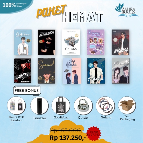 Jual NOVEL GALAKSI SEPTIHAN ALVASKA LASKAR ANGKASA ALISTER SEREIN TELUK ...
