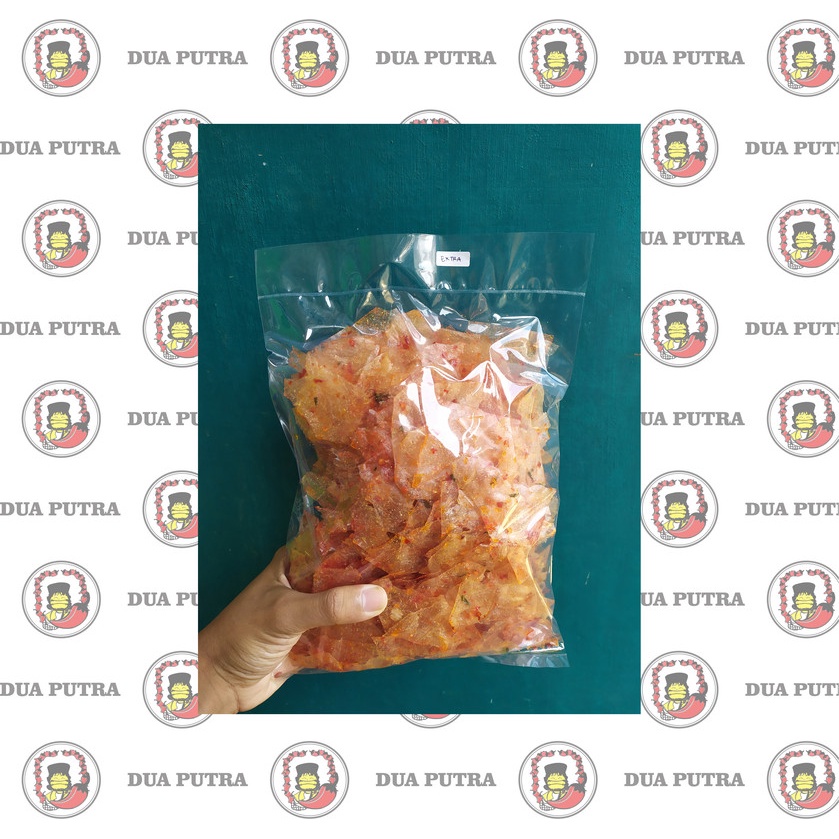 Jual Keripik Kaca / Kripik Kaca / Kripca Extra Pedas 250gr | Shopee ...