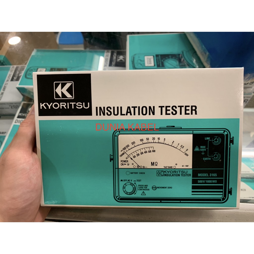 Jual Analog Insulation Tester / Megger Kyoritsu 3166 Ori | Shopee Indonesia