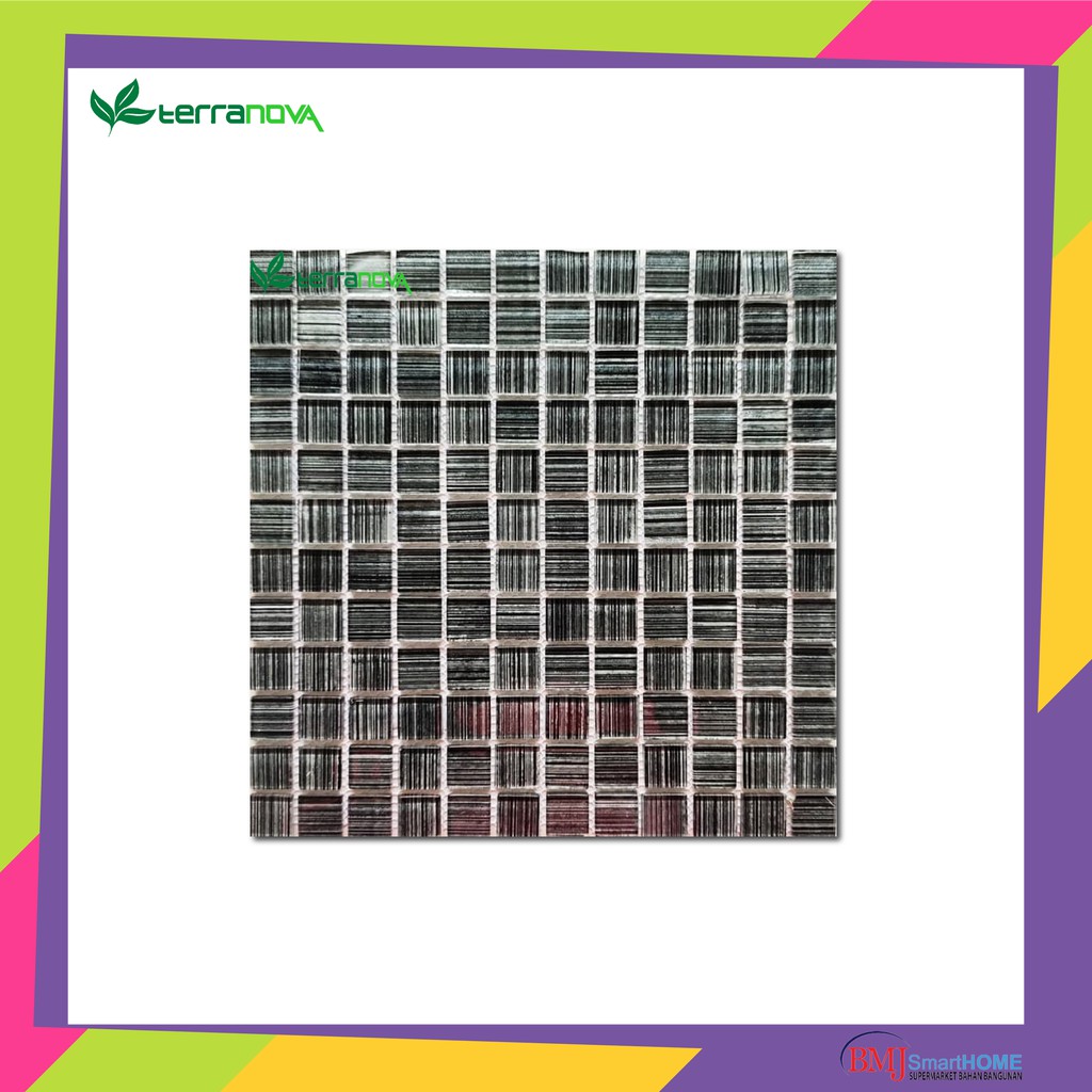 Jual KERAMIK MOZAIK KACA 23341 UK 30X30 CM | Shopee Indonesia