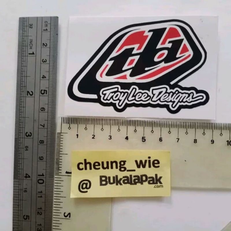 Jual Stiker / Sticker Logo Black TLD Troy Lee Design | Shopee Indonesia