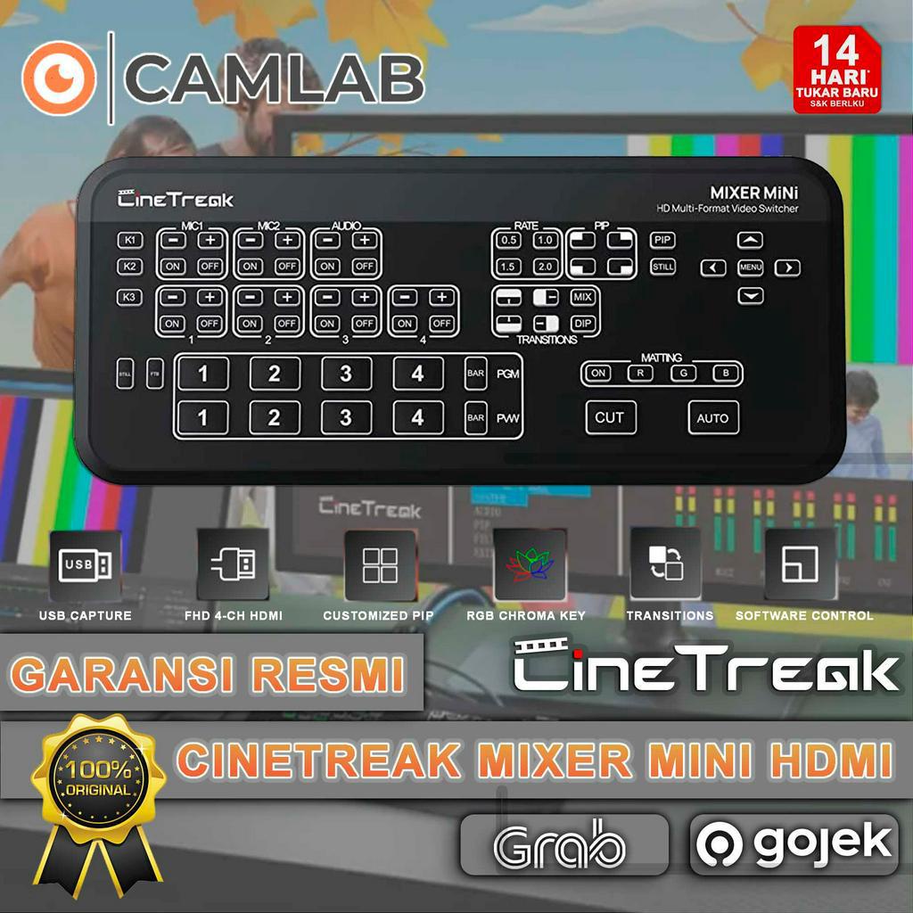 Jual CineTreak Mixer Mini 4-CH HDMI Live Streaming Video Swithcer ...